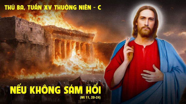 15.07.2025 – Thứ Ba Tuần XV Thường Niên – Nếu Không Sám Hối (Mt 11,20 ...
